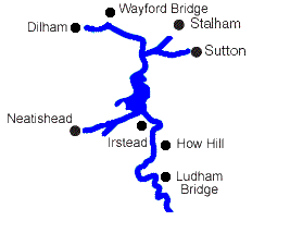 Discount Boating Holidays | Norfolk Broads boat hire points on River Ant